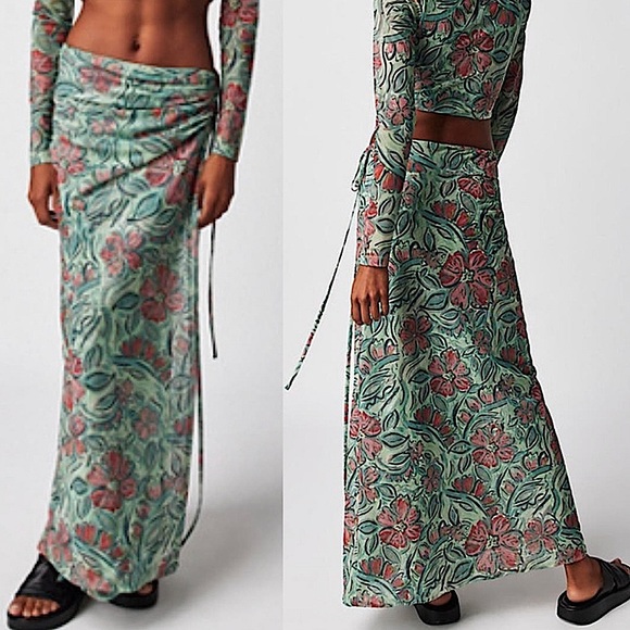 Free People | Skirts | New Free People Supernova Set Skirt Top 2 Piece ...